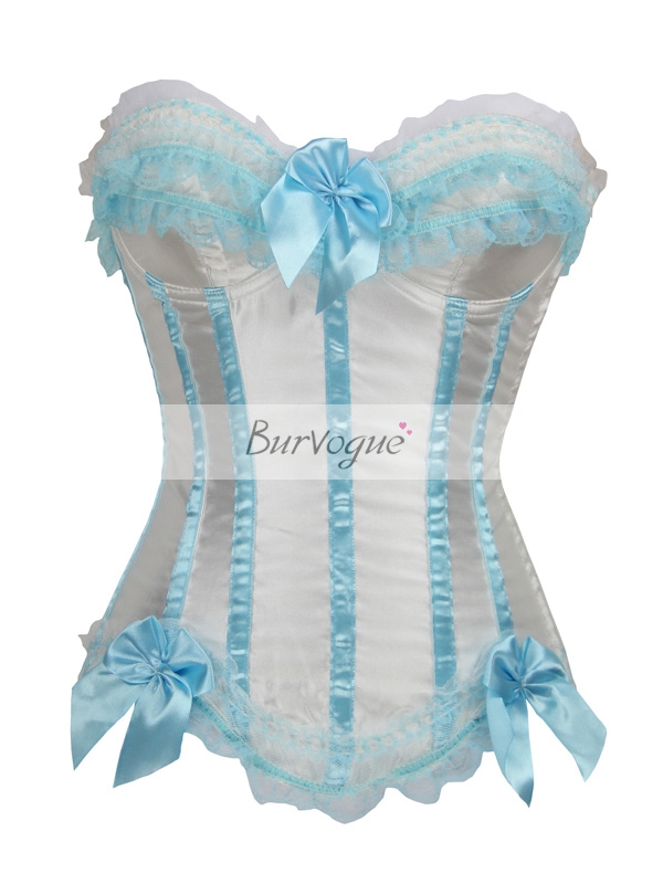 Buy Wholesale Fashion Light Sky Blue Fascinating Lace Corset Online ...