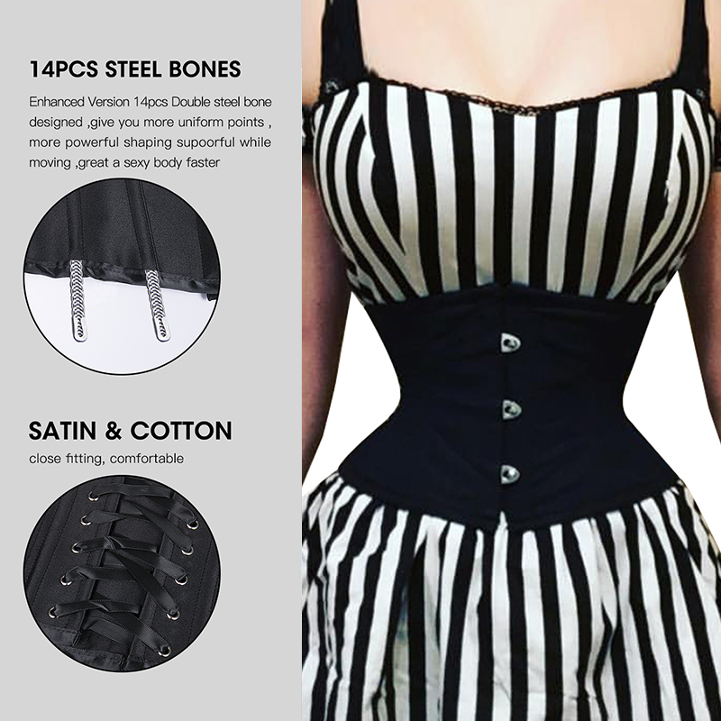 NEW Satin Waist Trainer Underbust Training Corsets - $6.99